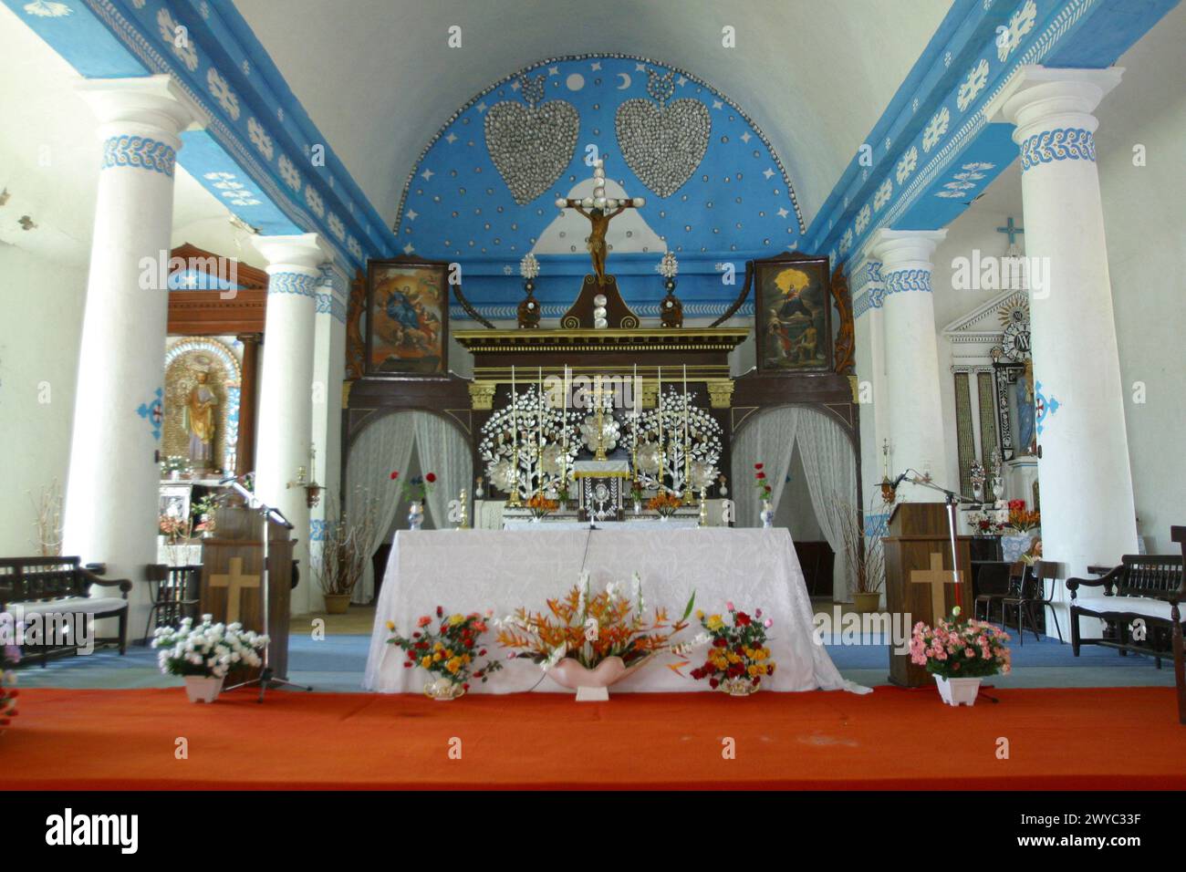 Father lavals cathedral rikitea hi-res stock photography and images - Alamy