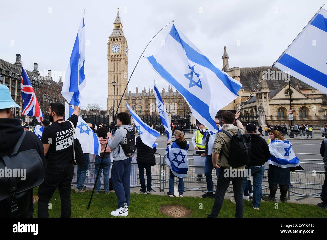 Westminster, London, UK. 5th Apr 2024. Al Quds Day protests in London ...