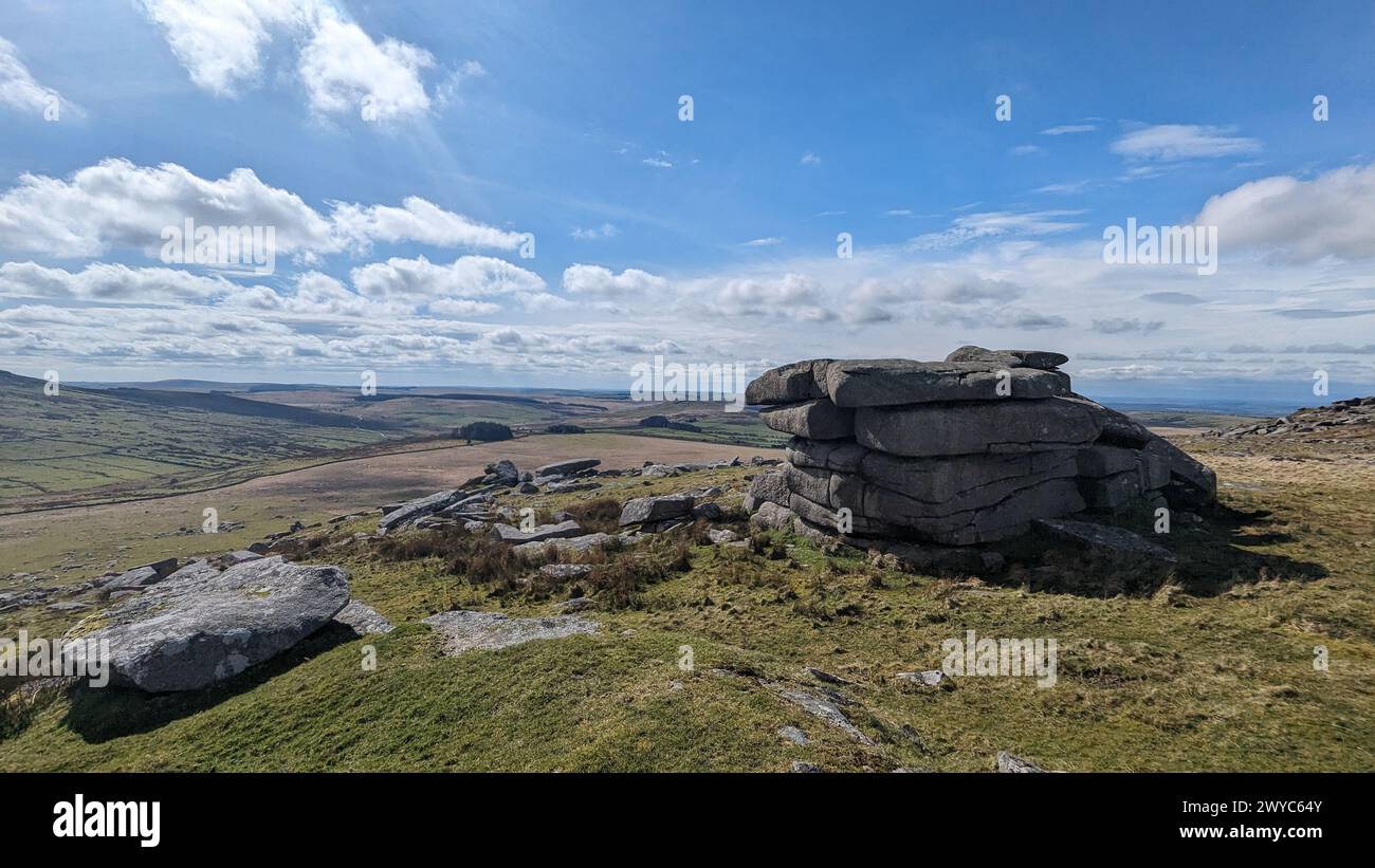 Views and landscape surrounding timtagel on the west cornwall coast ...