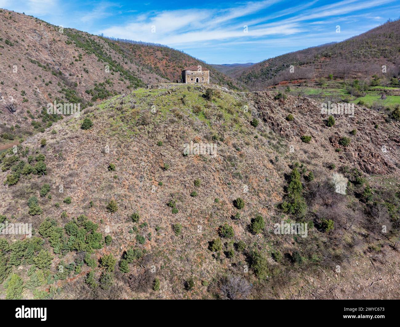 Traditional Albanian old fortified house in Mirdite, northern Albania ...
