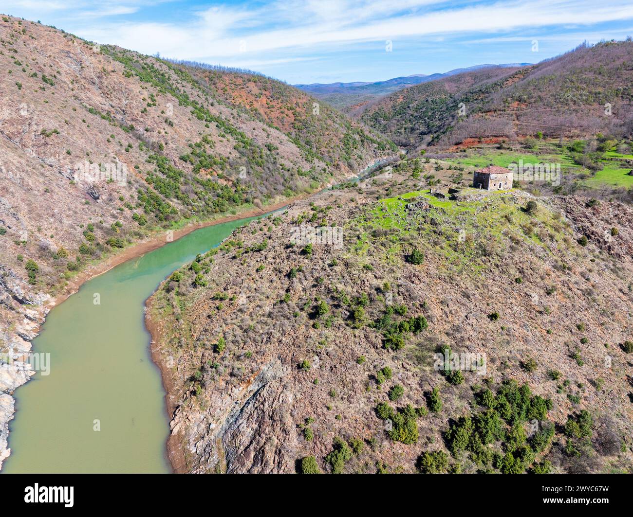 Traditional Albanian old fortified house in Mirdite, northern Albania ...
