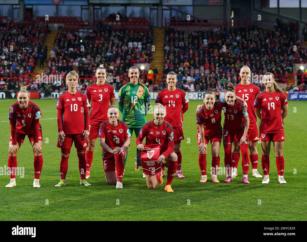 Back left to right, wales gemma evans, olivia clark, hayley ladd, elise ...