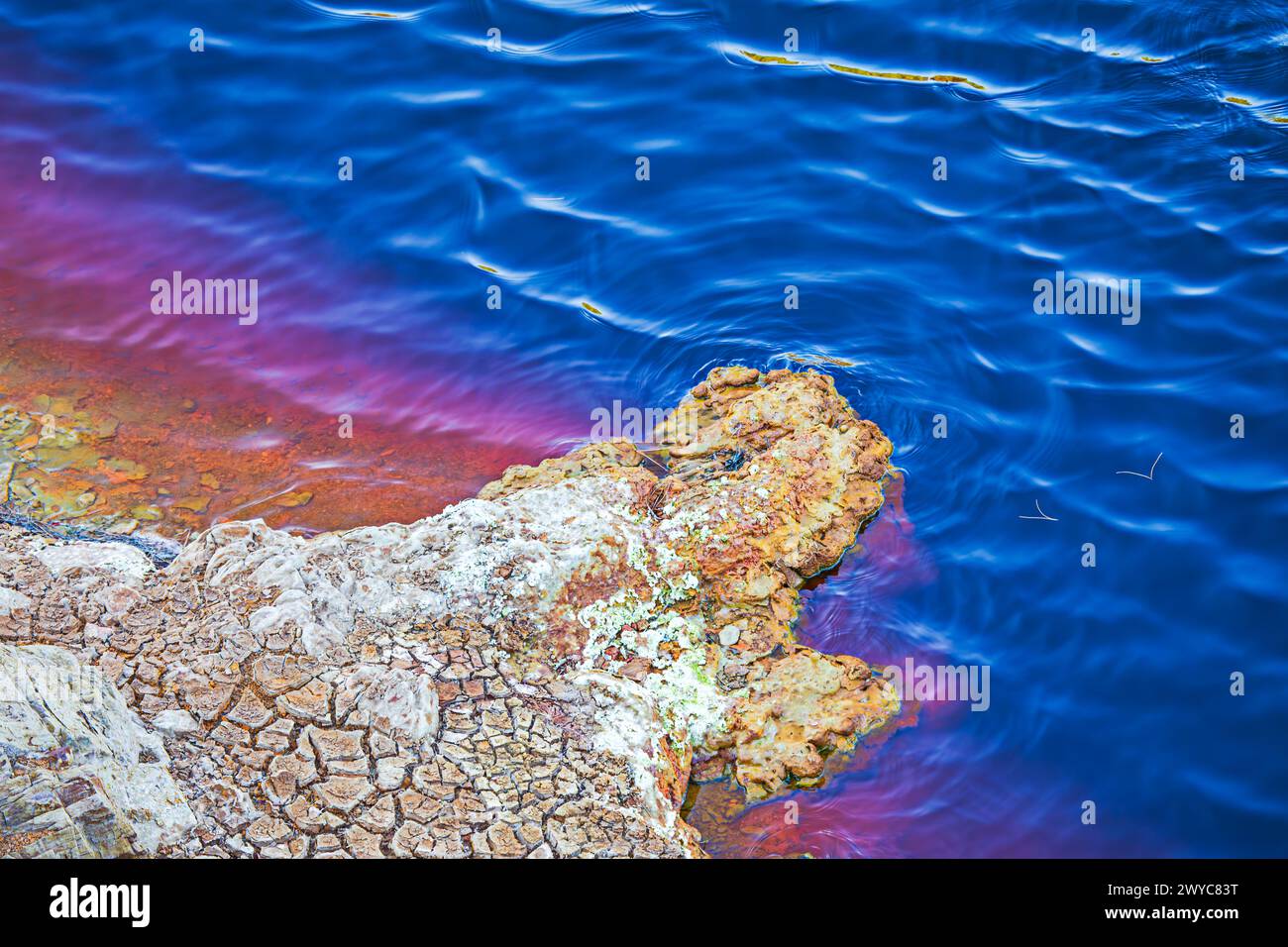 Colors of the Tinto River Stock Photo - Alamy