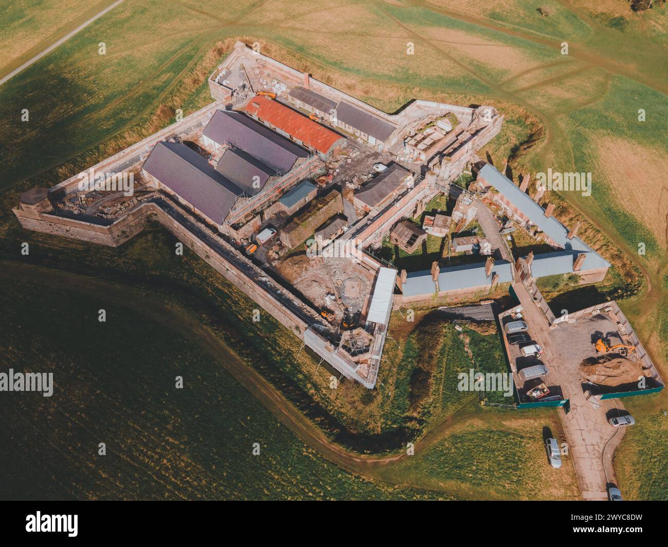 Magazine Fort in Dublin, Ireland by Drone Stock Photo - Alamy