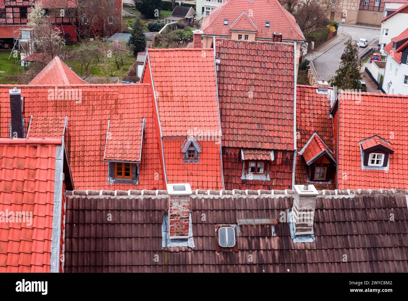 Castle and abbey of quedlinburg hi-res stock photography and images - Alamy