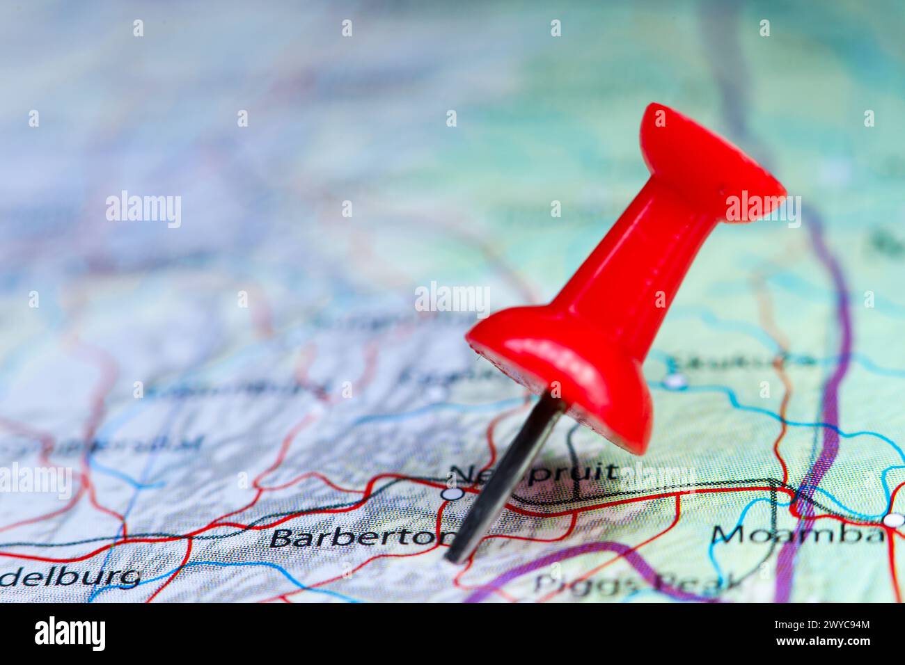 Barberton map hi-res stock photography and images - Alamy
