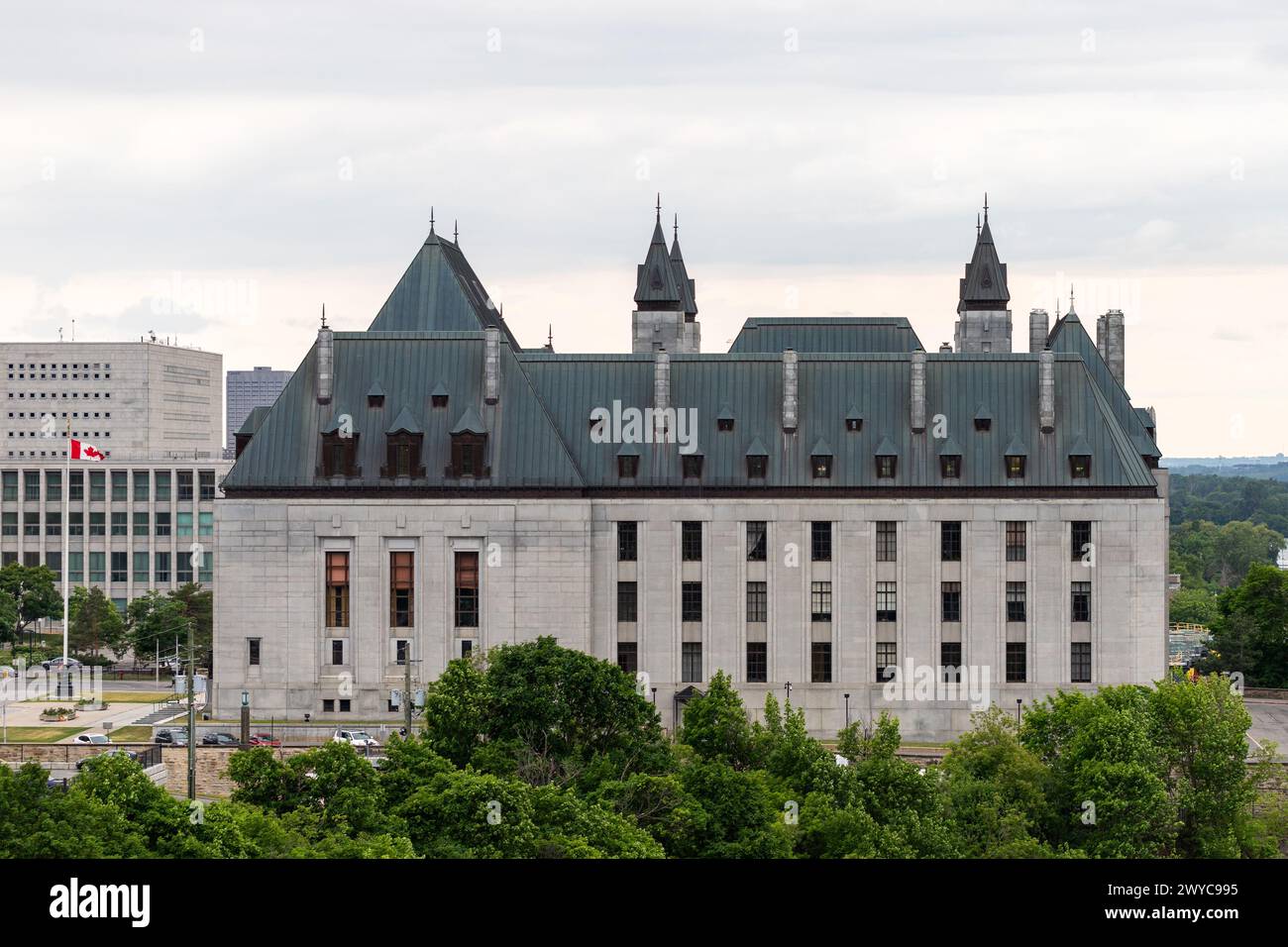 Ottawa, Ontario - June 17, 2023: Supreme Court of Canada building in ...