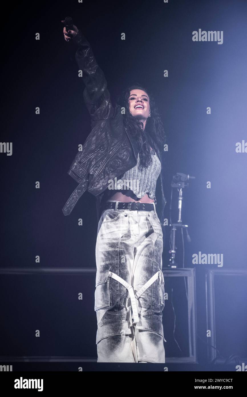 Fletcher performing at Sant Jordi Club, Barcelona 04 Apr. 2024 ...