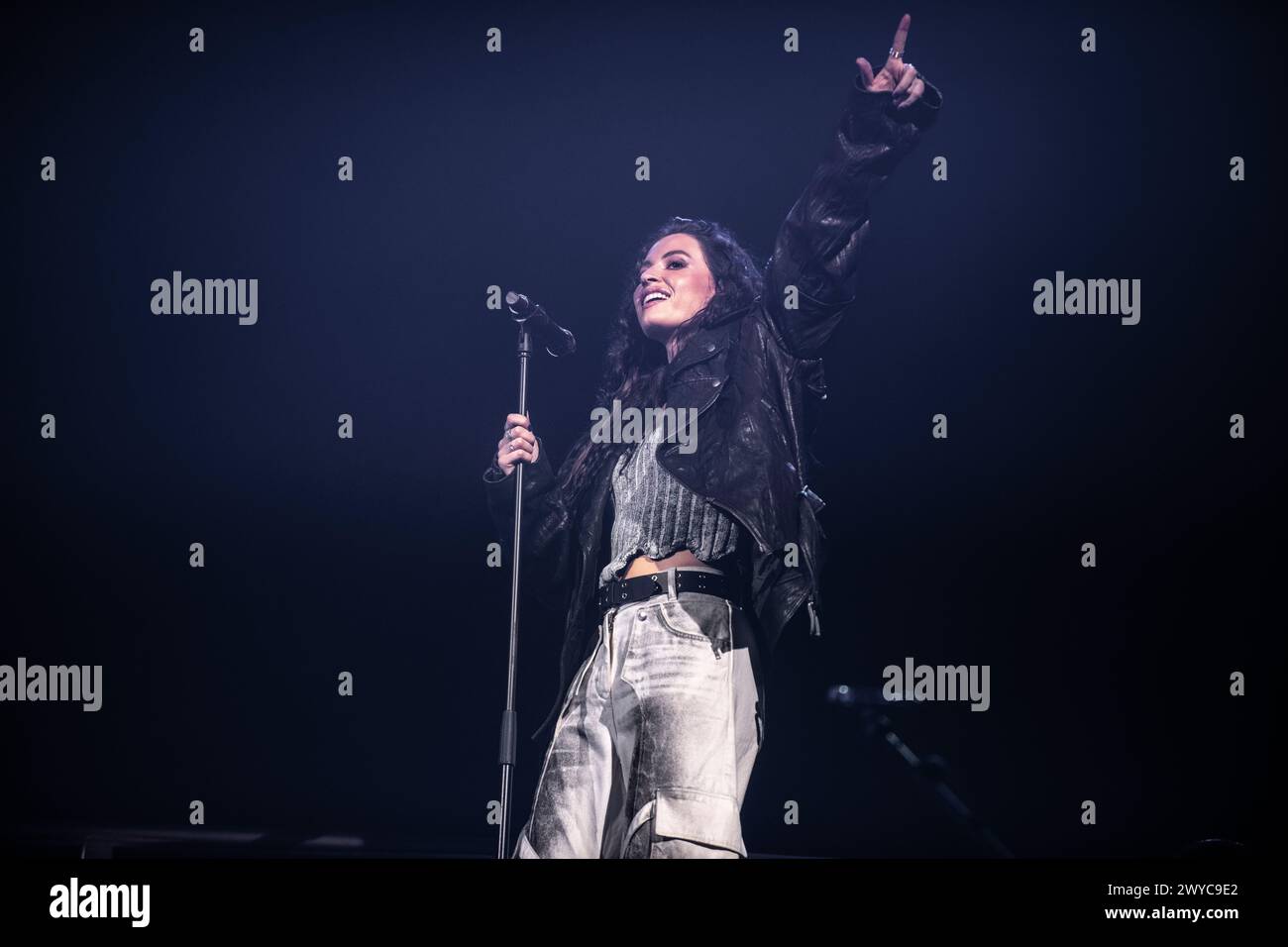 Fletcher performing at Sant Jordi Club, Barcelona 04 Apr. 2024 ...