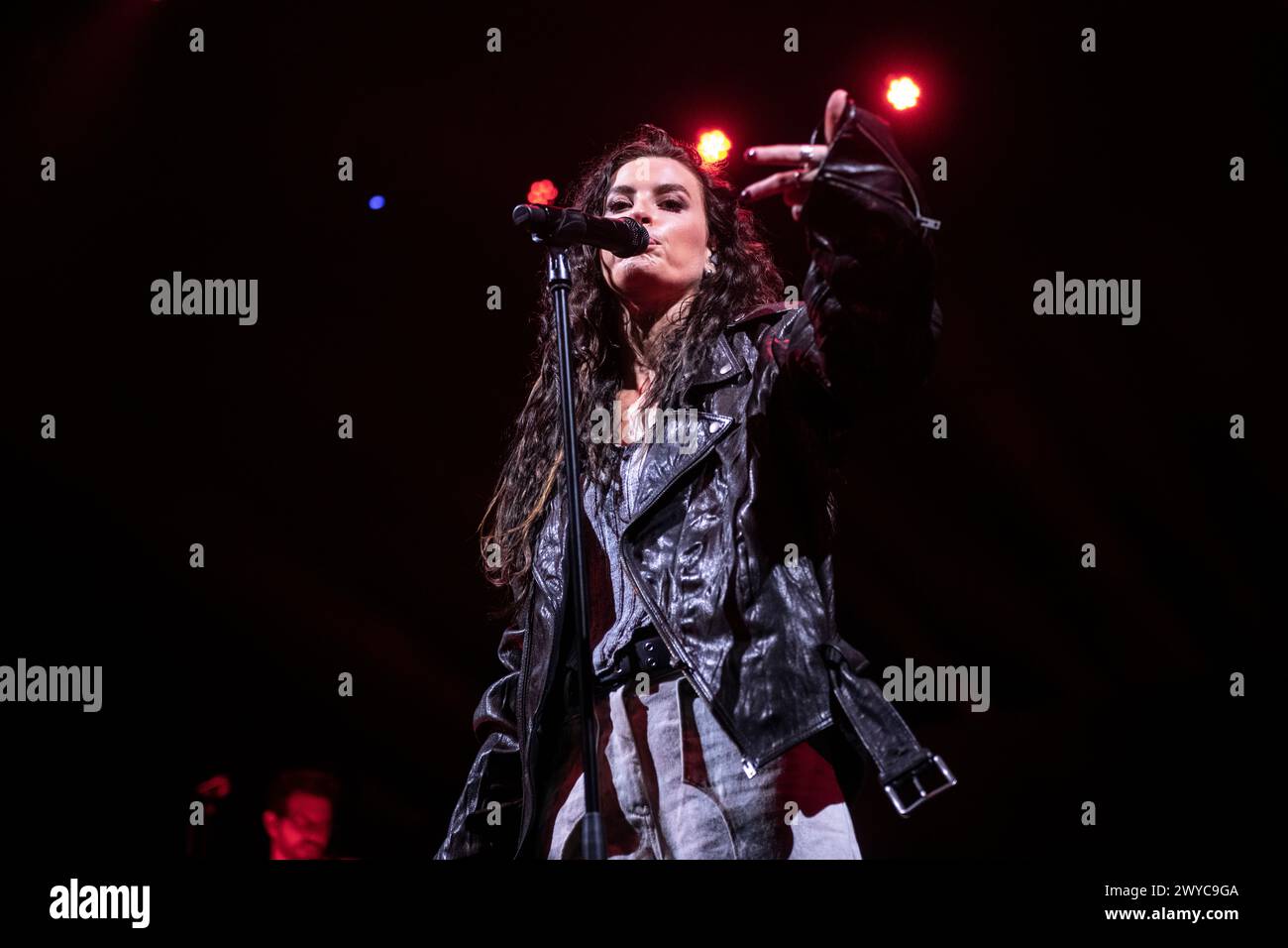 Fletcher performing at Sant Jordi Club, Barcelona 04 Apr. 2024 ...