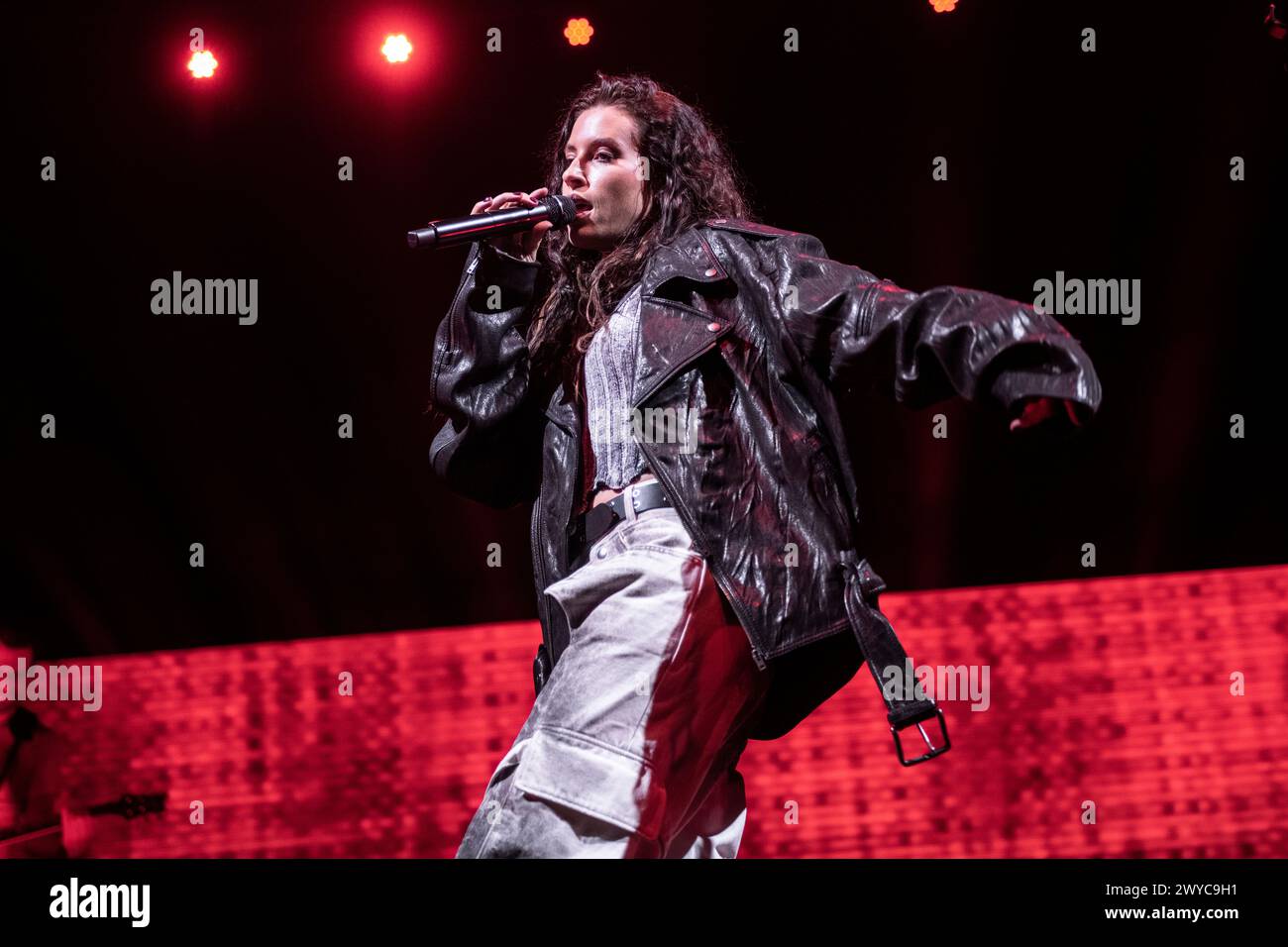 Fletcher performing at Sant Jordi Club, Barcelona 04 Apr. 2024 ...