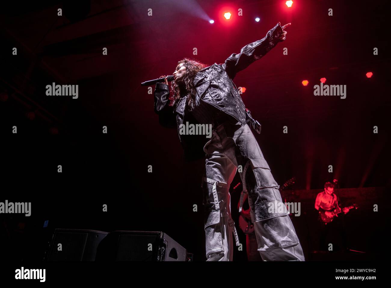 Fletcher performing at Sant Jordi Club, Barcelona 04 Apr. 2024 ...