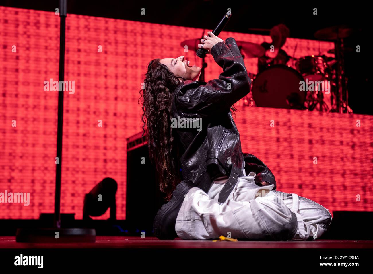 Fletcher performing at Sant Jordi Club, Barcelona 04 Apr. 2024 ...