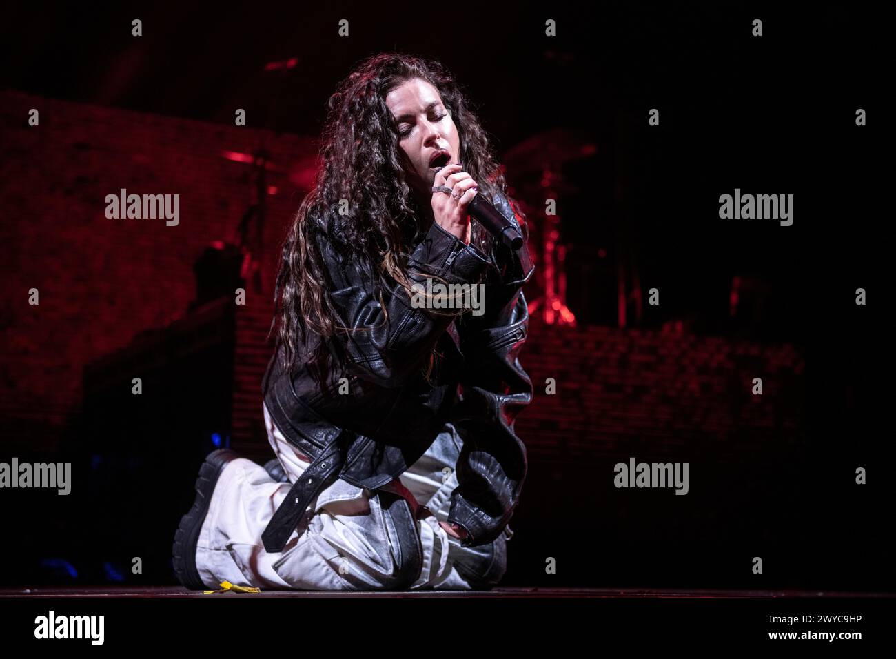 Fletcher performing at Sant Jordi Club, Barcelona 04 Apr. 2024 ...