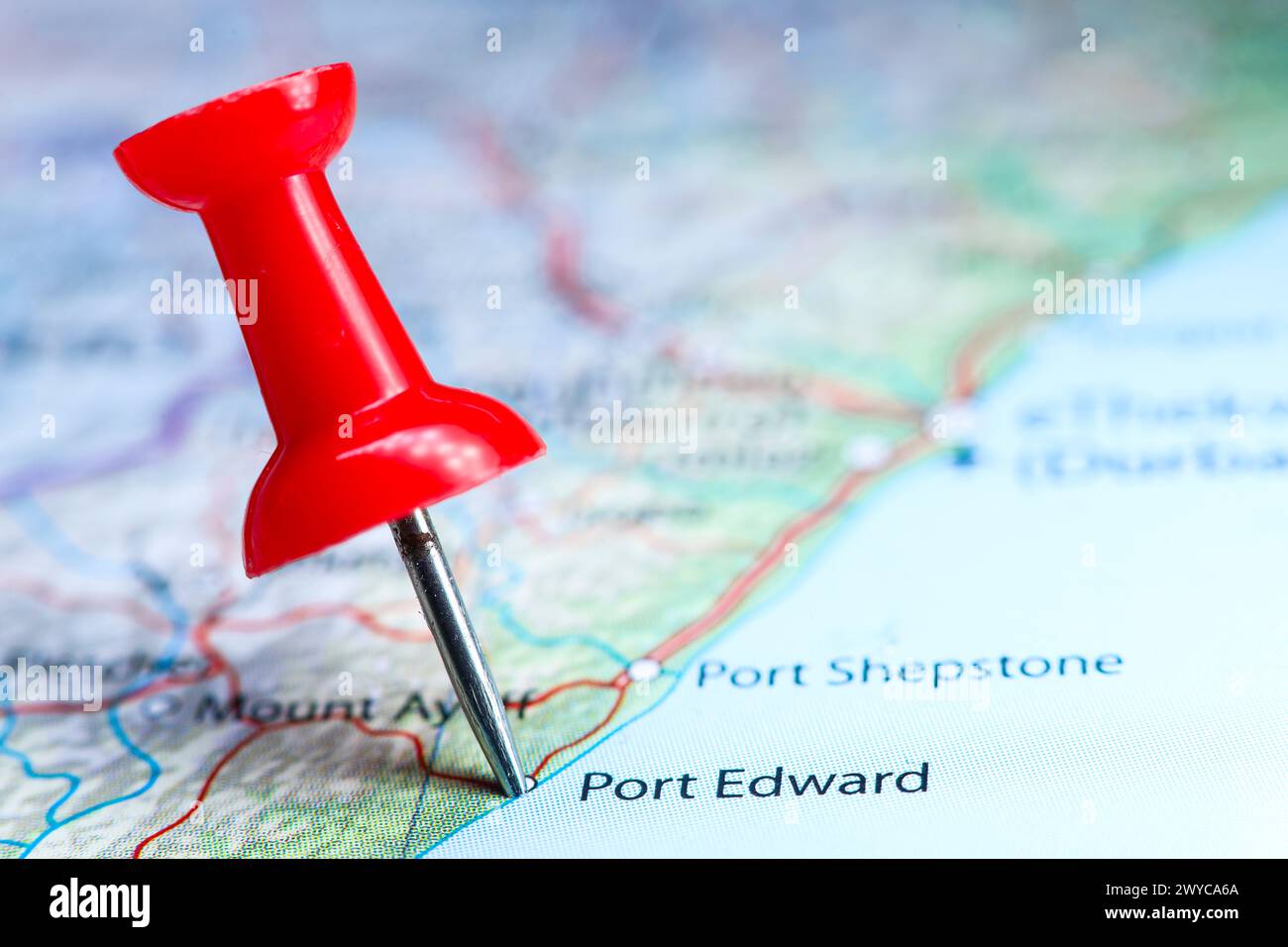 Port pin map hi-res stock photography and images - Alamy