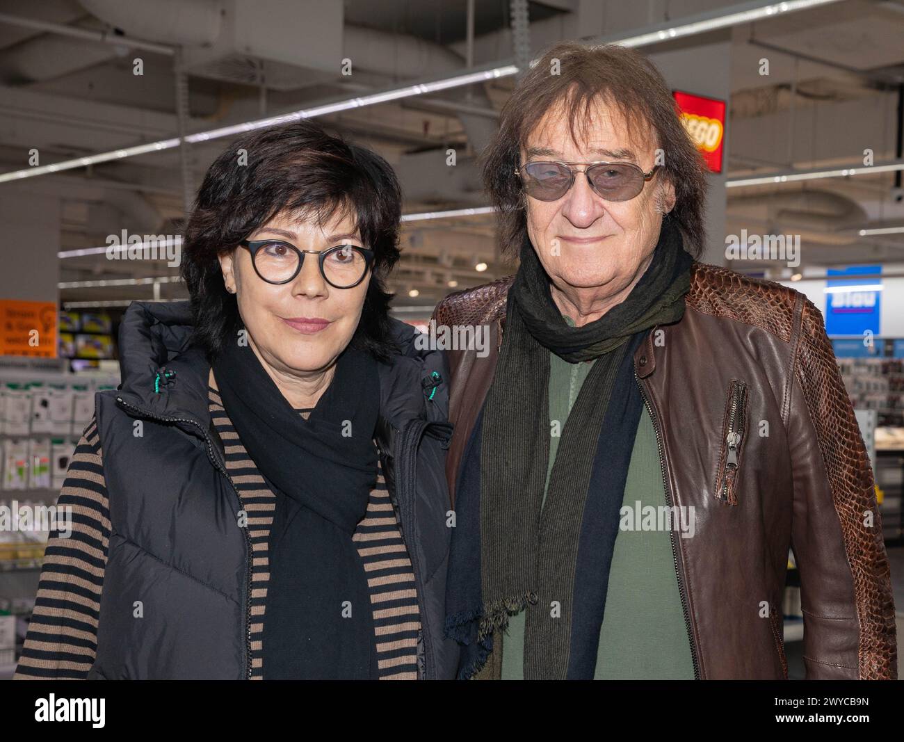 Dieter 'Maschine' Birr mit Ehefrau Sylvia Birr bei einer ...