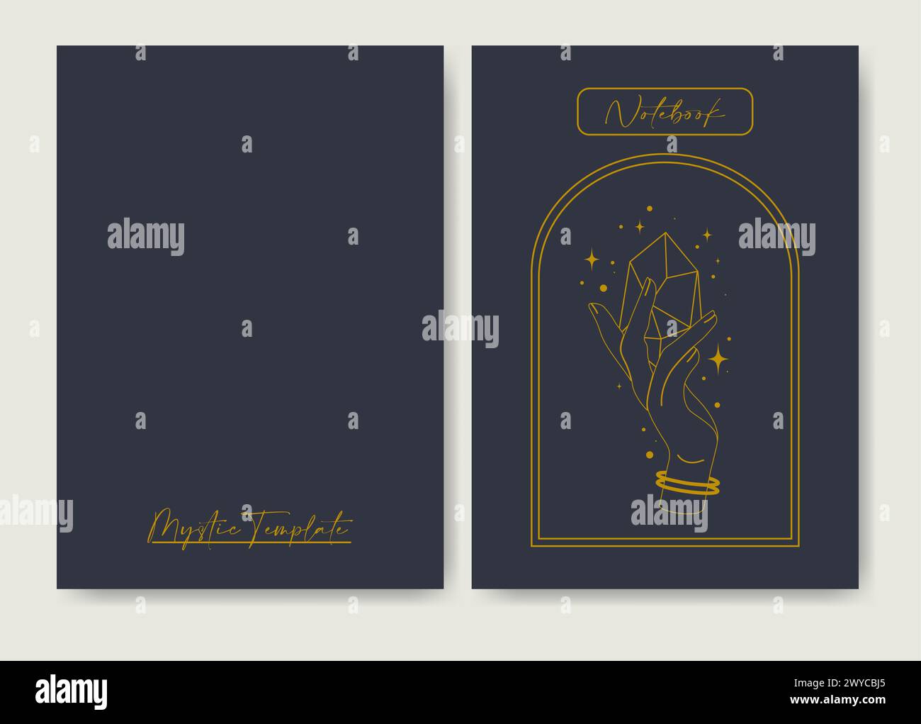 Notebook with tribal print. Diary cover page design aesthetic esoteric ...