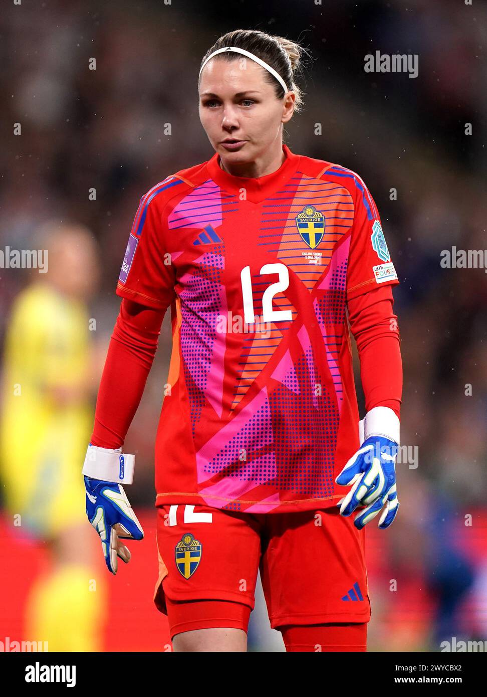 Sweden goalkeeper Jennifer Falk during the UEFA Women's Euro 2025 ...