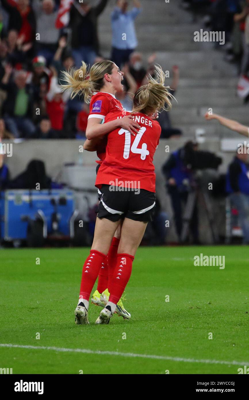 Linz, Austria. 05th Apr, 2024. LINZ, AUSTRIA - APRIL 5: Eileen Campbell ...