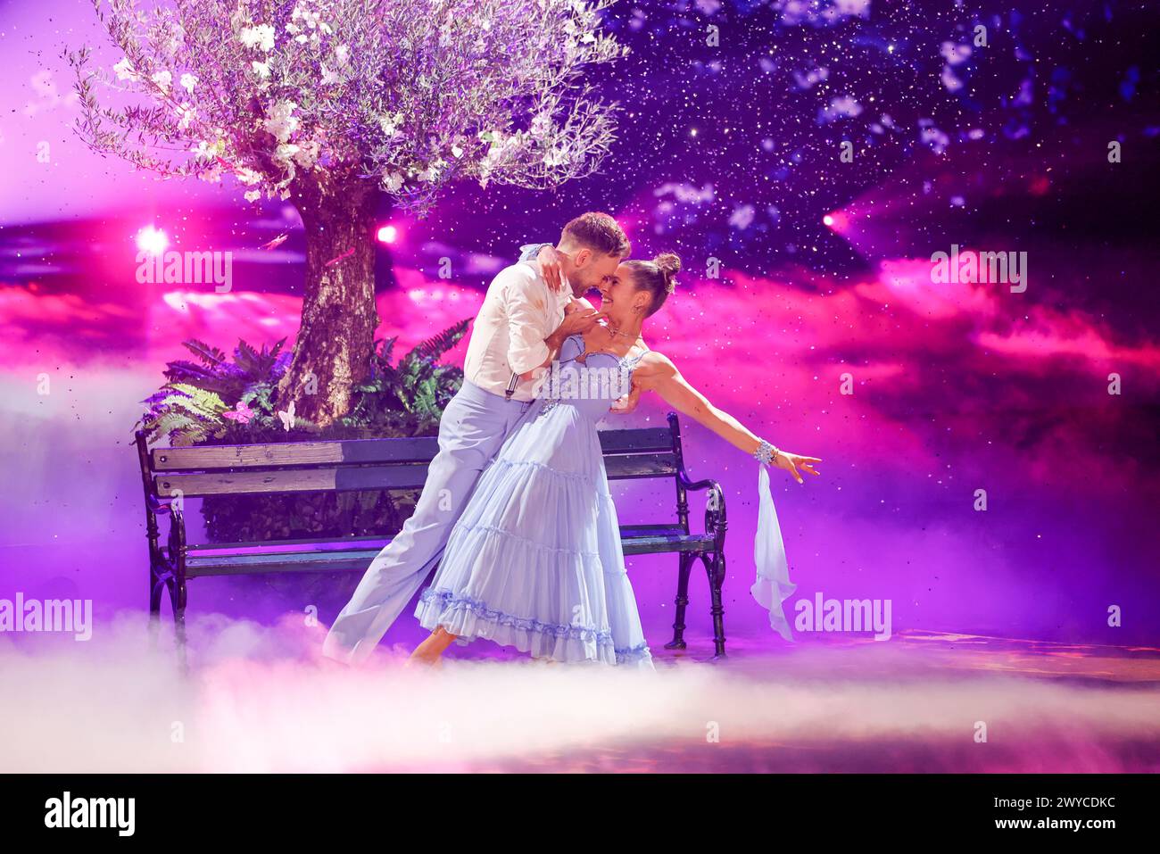 Cologne, Germany. 05th Apr, 2024. Jana Wosnitza, sports journalist, and ...