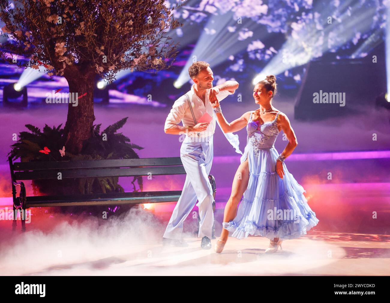 Cologne, Germany. 05th Apr, 2024. Jana Wosnitza, sports journalist, and ...