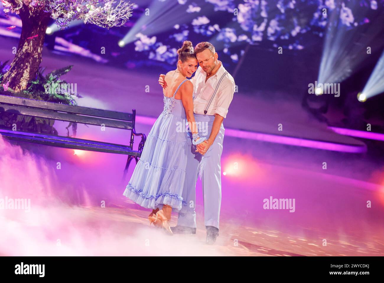 Cologne, Germany. 05th Apr, 2024. Jana Wosnitza, sports journalist, and ...