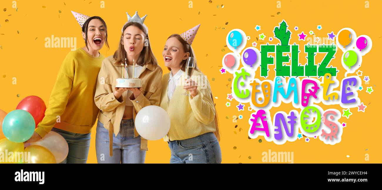 Feliz cumpleaños banner hi-res stock photography and images - Alamy