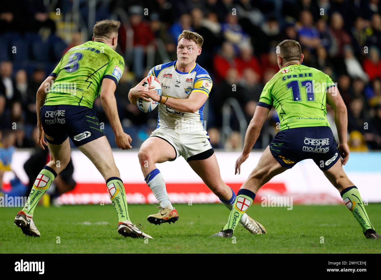Leeds Rhino's James McDonnell in action during the Betfred Super League ...