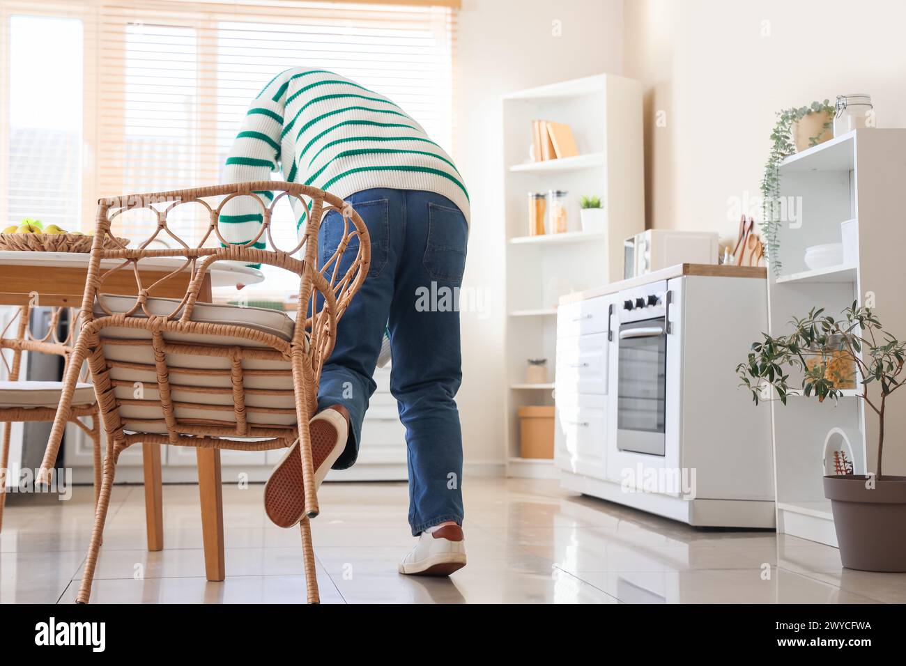 Tripping man falling hi-res stock photography and images - Alamy