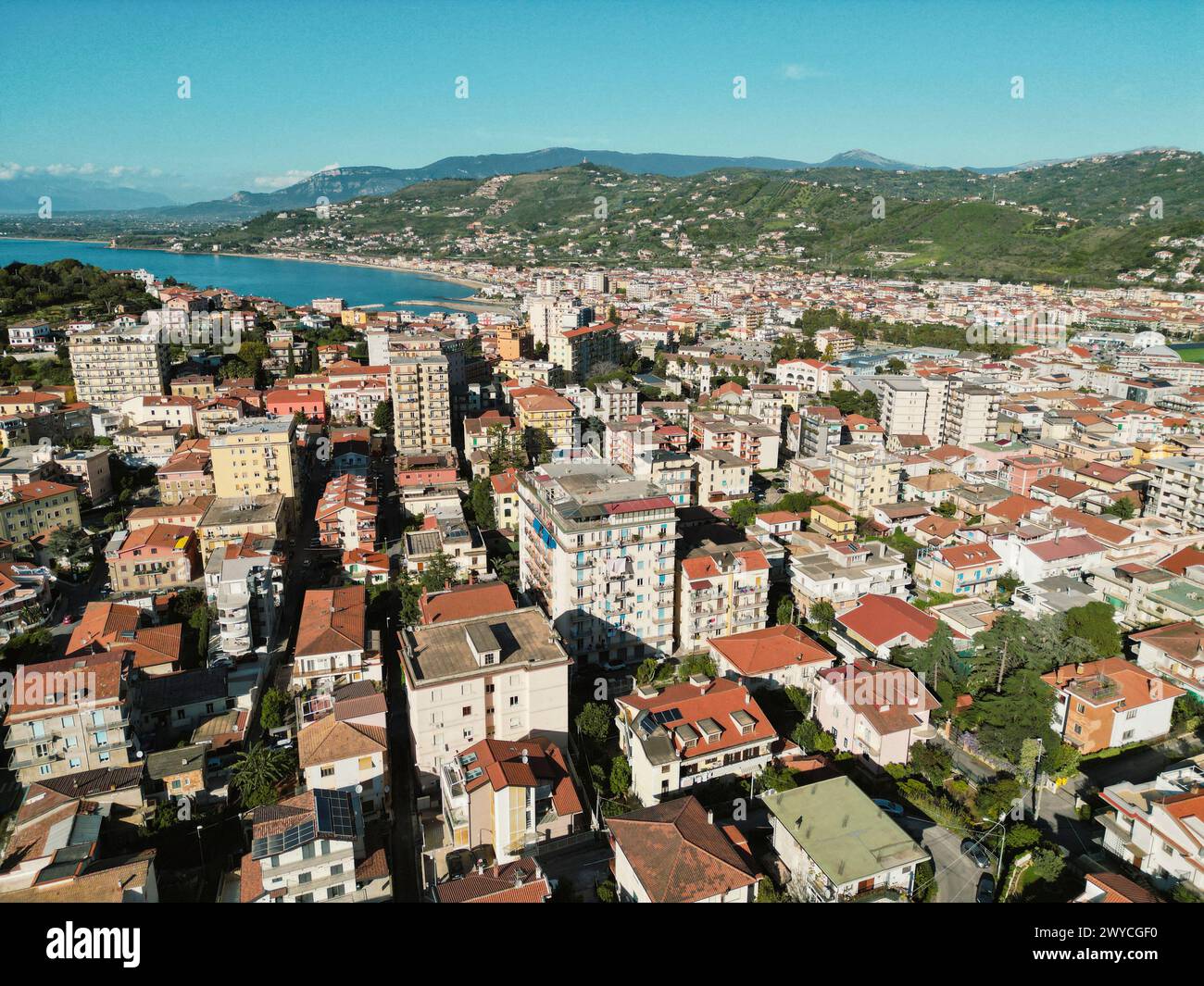 Agropoli: Majestic Aerial View of a Coastal Gem in Southern Italy ...