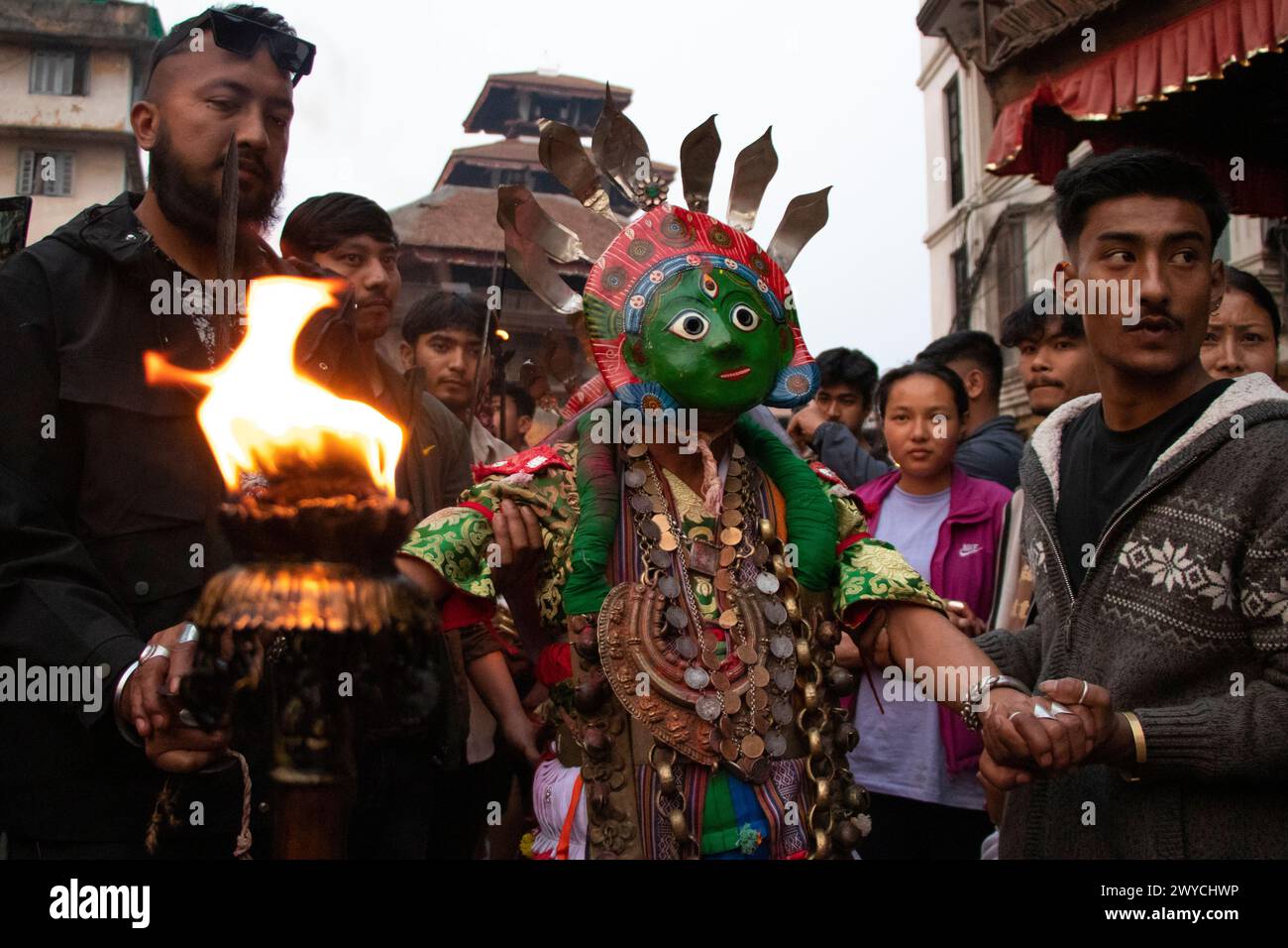 Nepal. 05th Apr, 2024. On April 5, 2024, in Kathmandu, Nepal. A medium ...