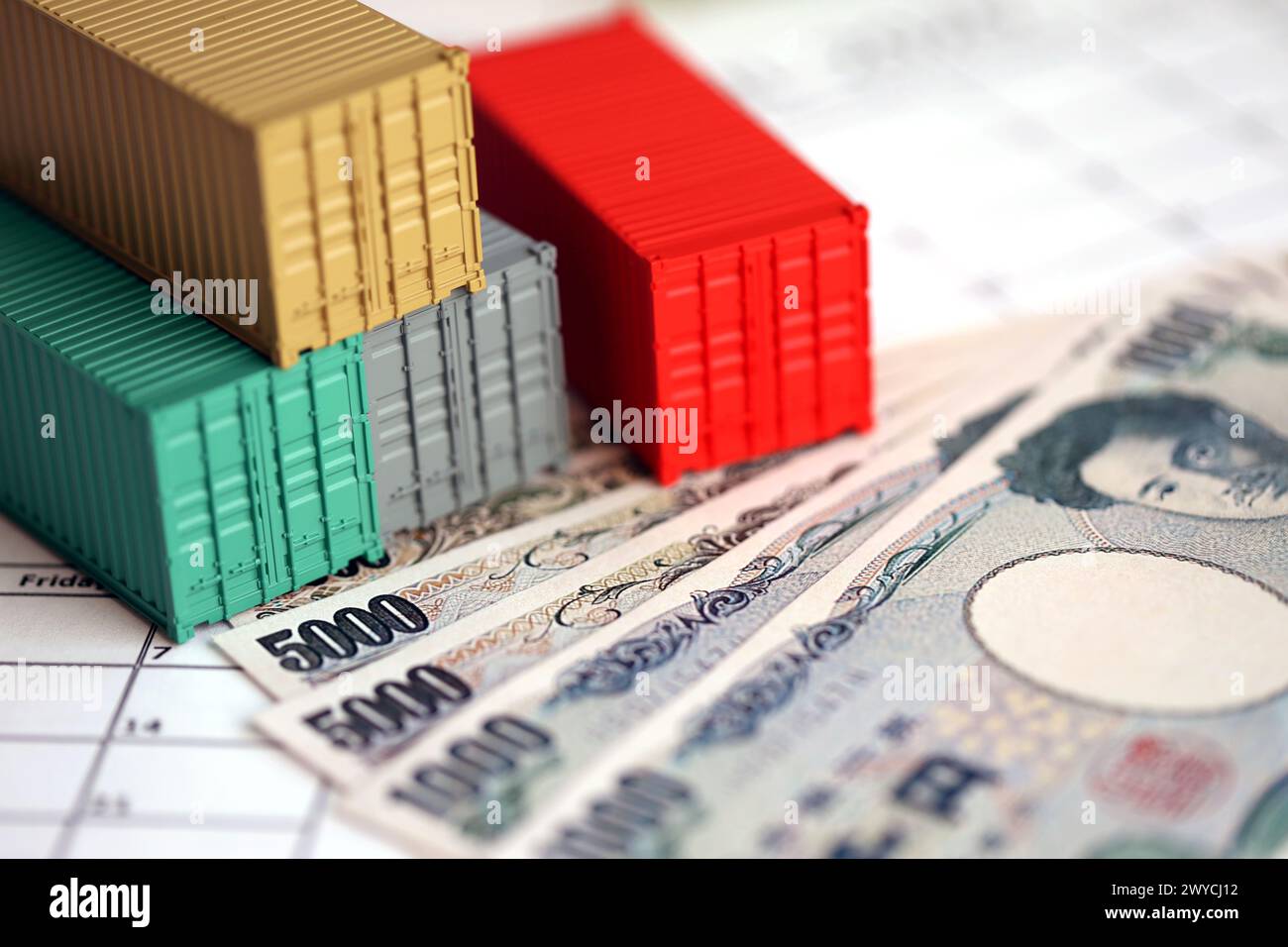 Global business container cargo ship in import export business logistic ...