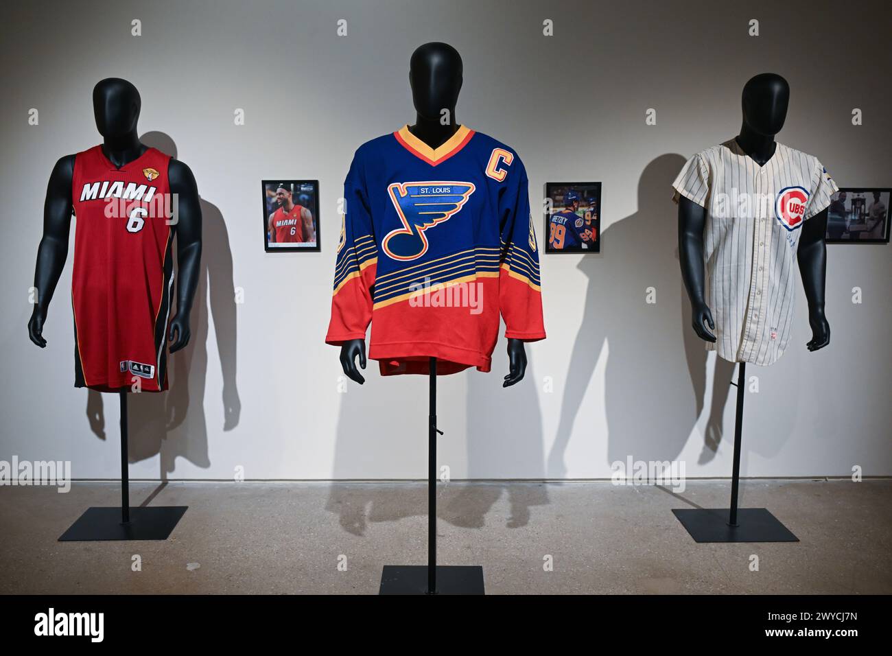 Game worn jerseys from Lebron James, Wayne Gretzky and Ernie Banks on ...