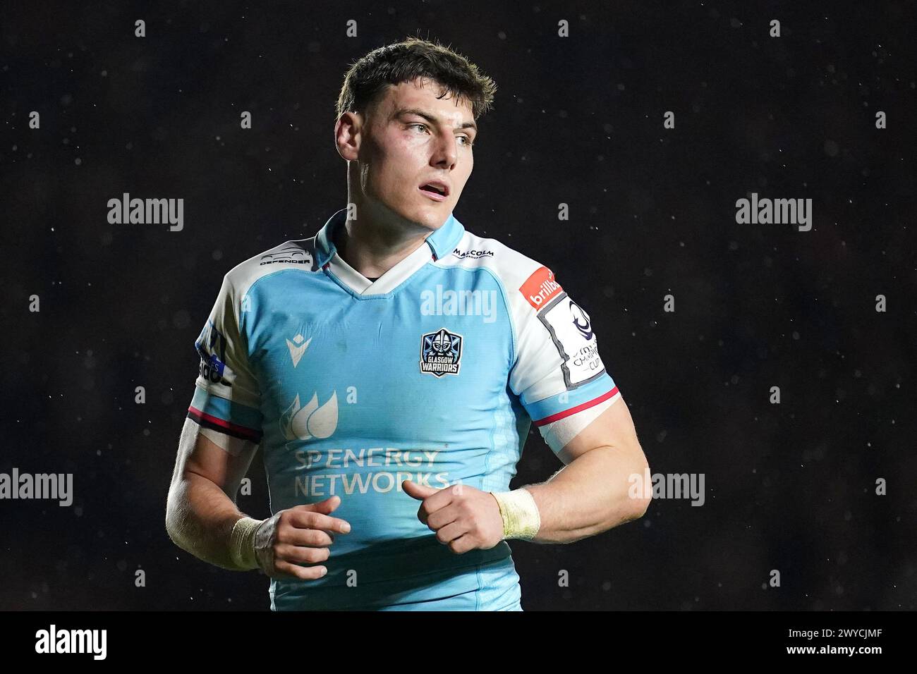 Glasgow Warriors' Tom Jordan during the Investec Champions Cup Round of ...