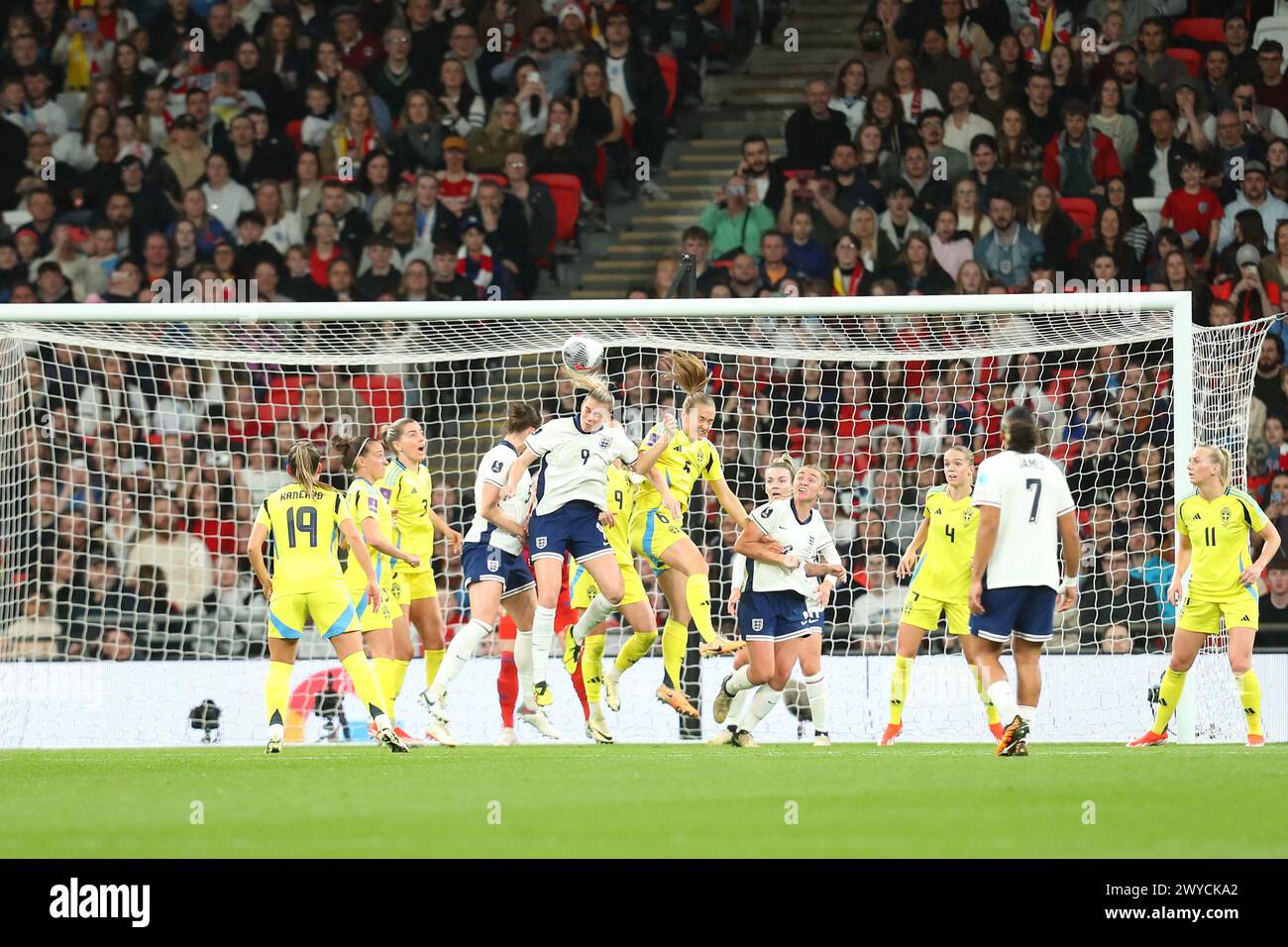 Wembley Stadium, London, UK. 5th Apr, 2024. UEFA Womens Euro Qualifying ...