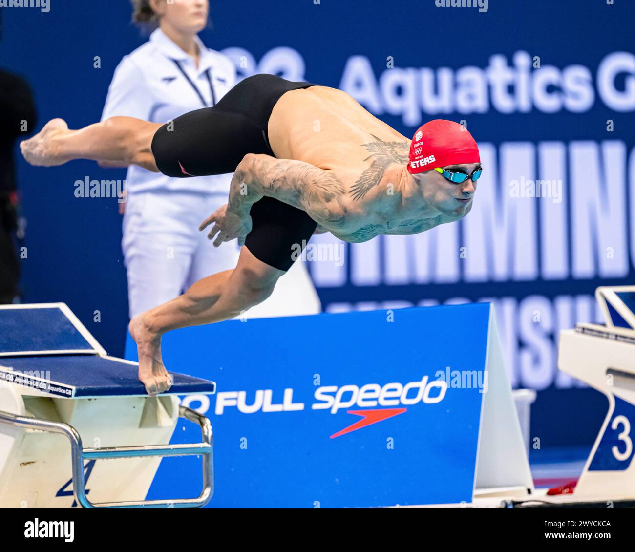 LONDON, UNITED KINGDOM. 05 April, 2024.Jacob Peters competes in Men’s ...