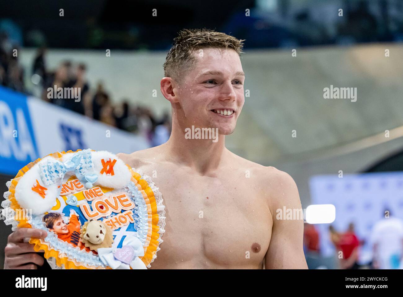 LONDON, UNITED KINGDOM. 05 April, 2024. Duncan Scott wins the Men’s IM ...