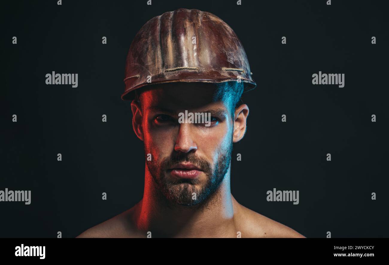 Portrait handsome male architect engineer hi-res stock photography and images - Alamy