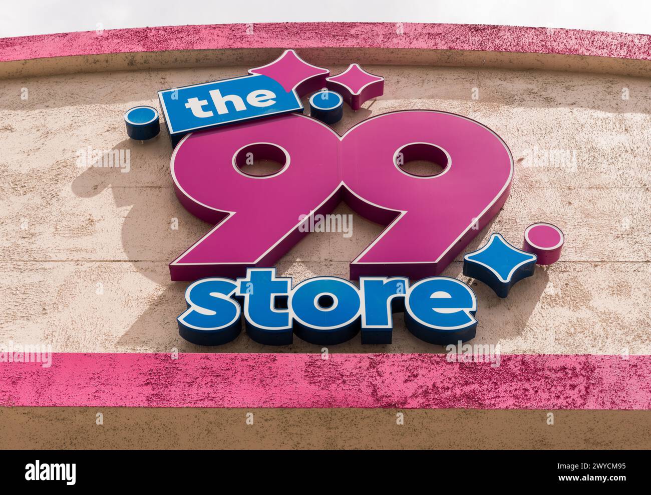 Facade of a 99 Store location in Los Angeles, California. The company announced in April, 2024 ...