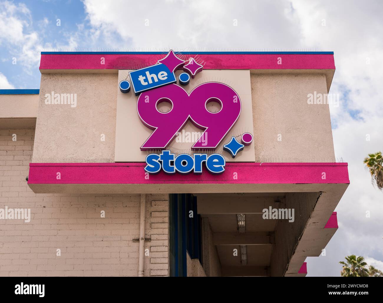 Facade of a 99 Store location in Los Angeles, California. The company announced in April, 2024 ...