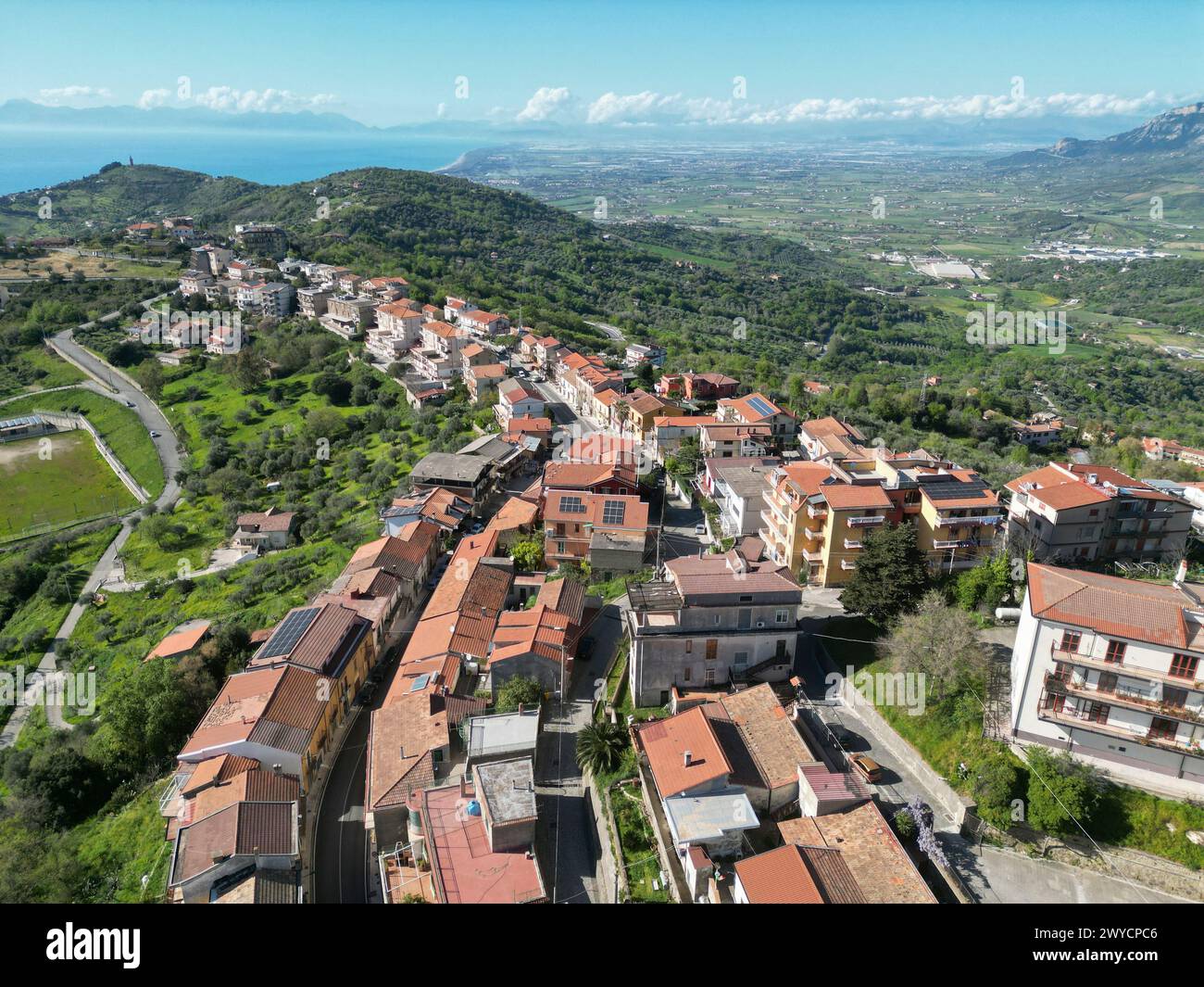 Ogliastro Cilento: Breathtaking Aerial Perspective of an Enchanting ...