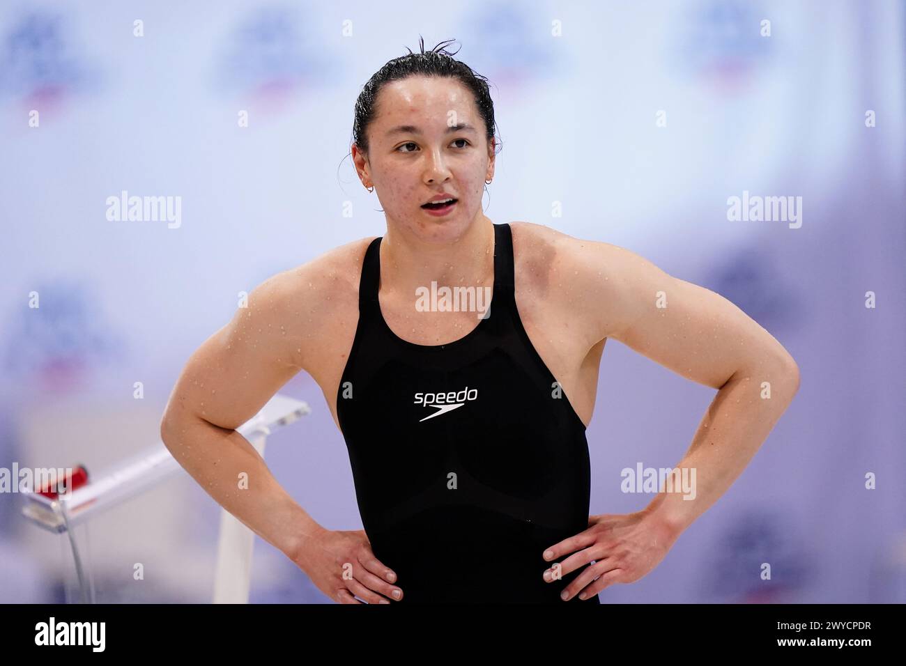 Alice Tai after swimming in the Women's 400m Freestyle Para final on ...