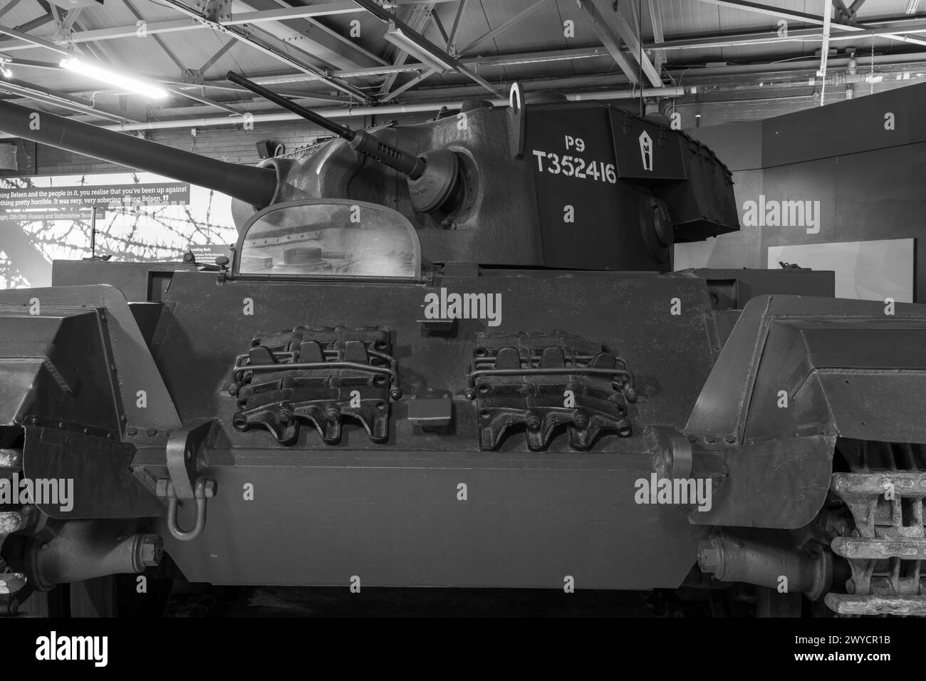 Bovington.Dorset.United Kingdom.August 8th 2023.A Centurion tank is on ...