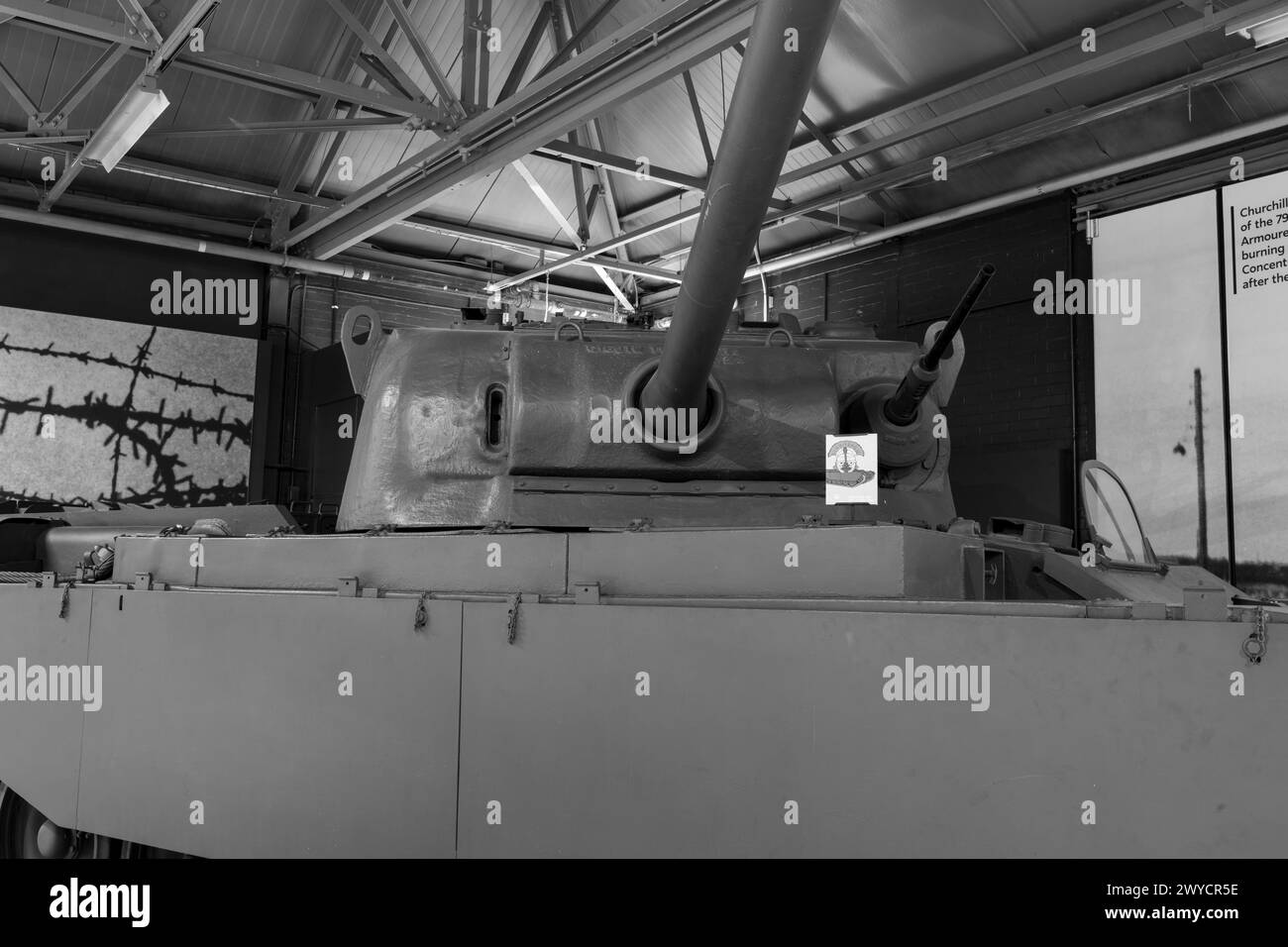 Bovington.Dorset.United Kingdom.August 8th 2023.A Centurion tank is on ...