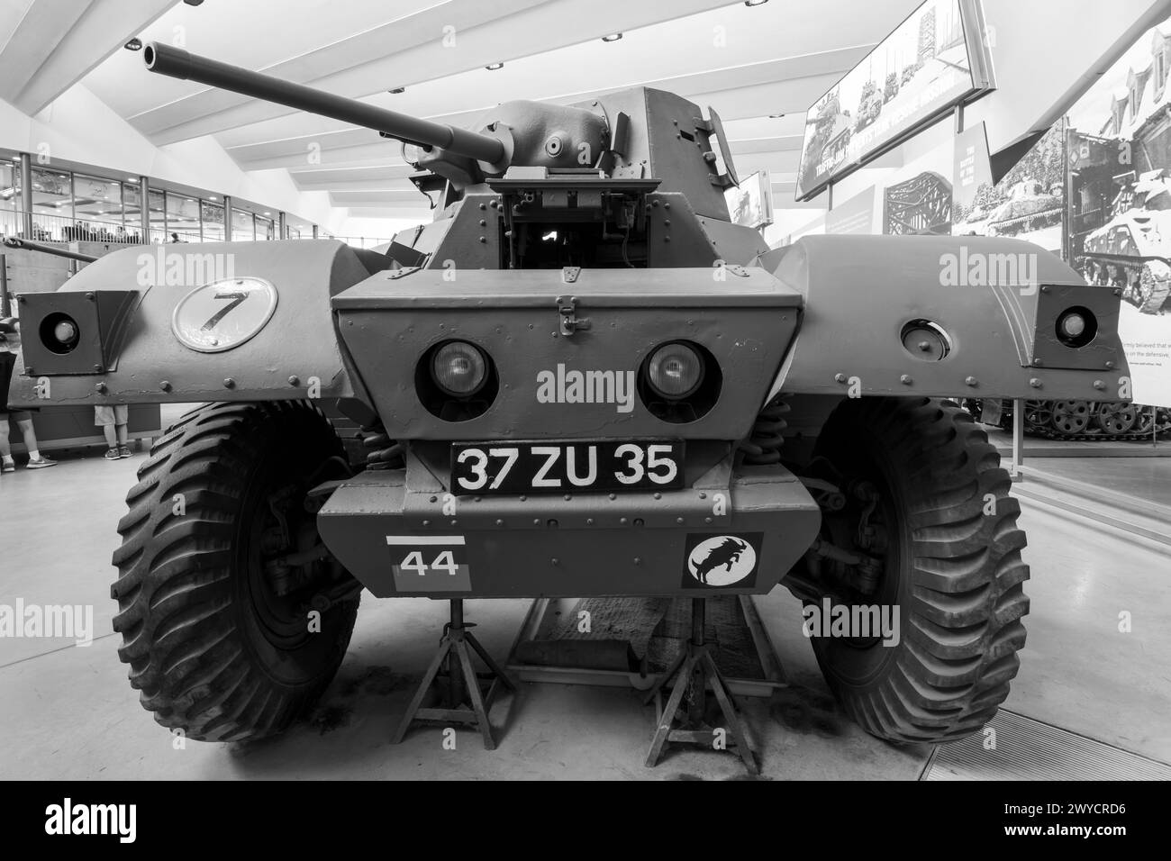 Bovington.Dorset.United Kingdom.August 8th 2023.A Mark 2 Daimler ...