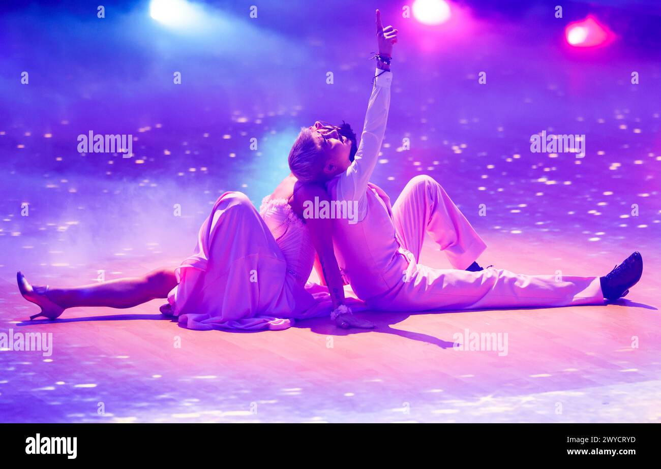 Cologne, Germany. 05th Apr, 2024. Tony Bauer, comedian, and Anastasia ...