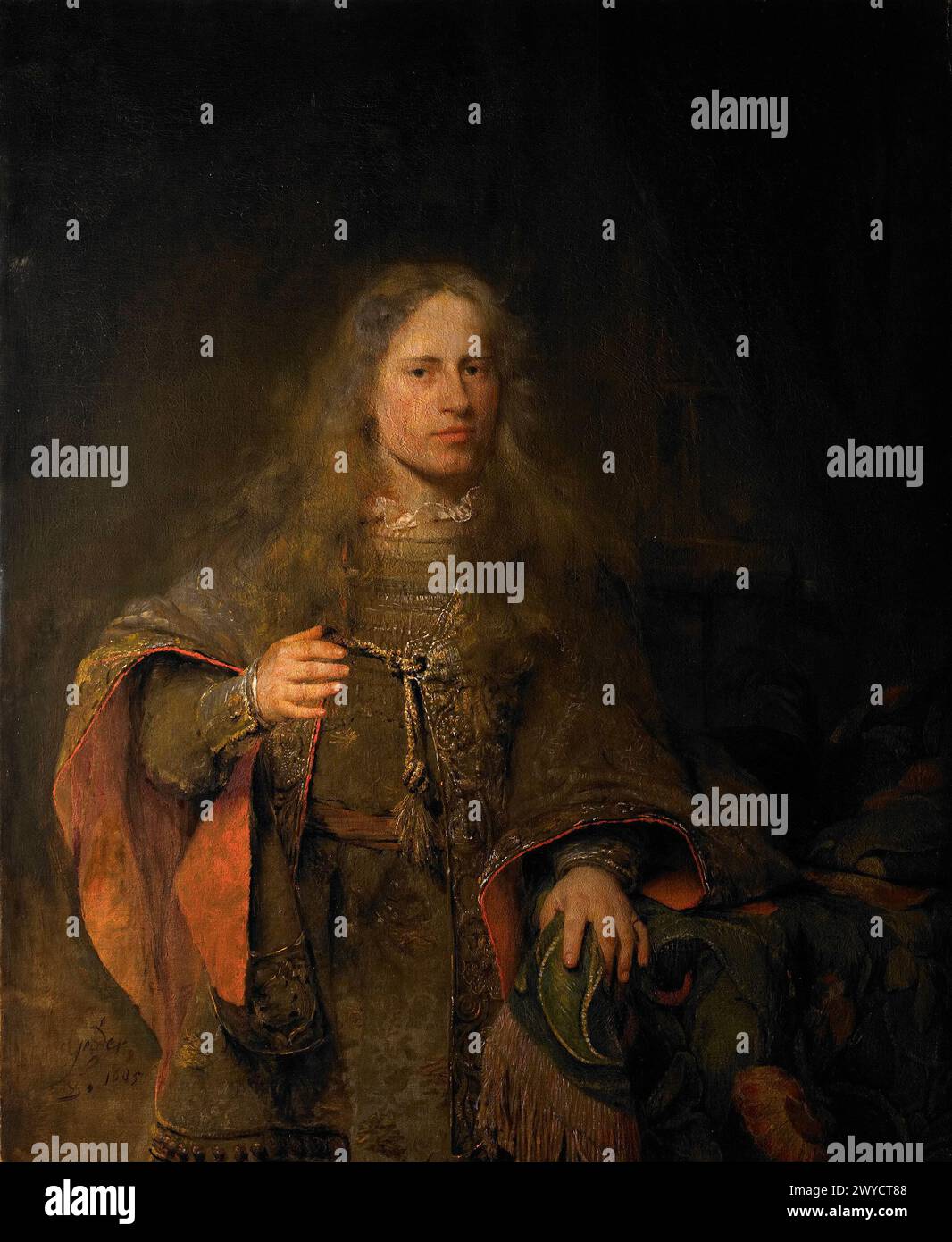 Portrait of Ernst van Beveren (1660–1722) Arent de Gelder Stock Photo ...