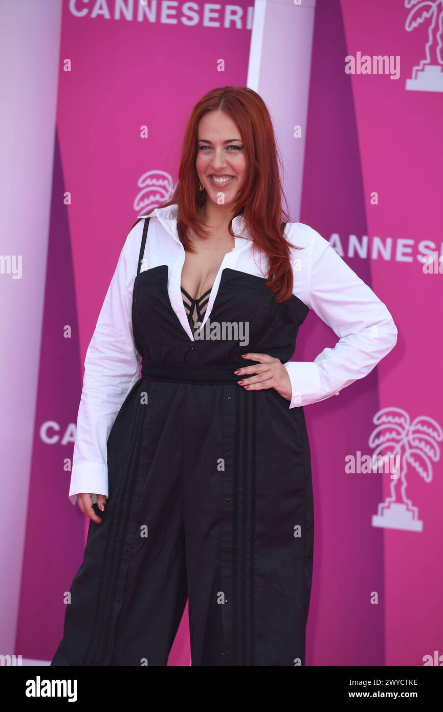 Cannes, France. 05th Apr, 2024. CANNES, FRANCE - APRIL 05: Alexandra ...