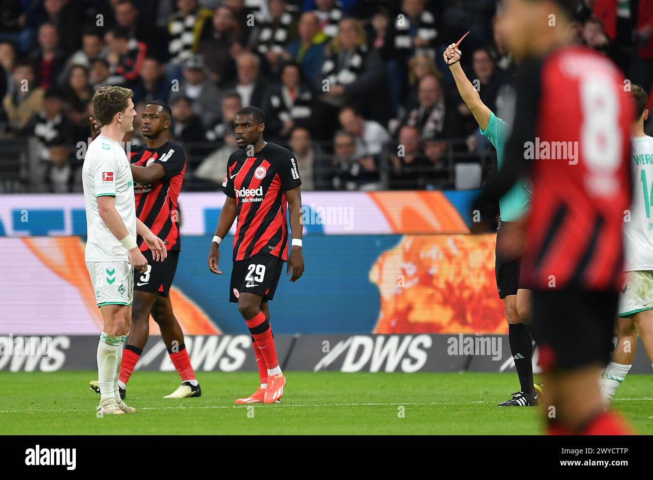 Fussball 1. Bundesliga 28. Spieltag Eintracht Frankfurt - SV Werder ...