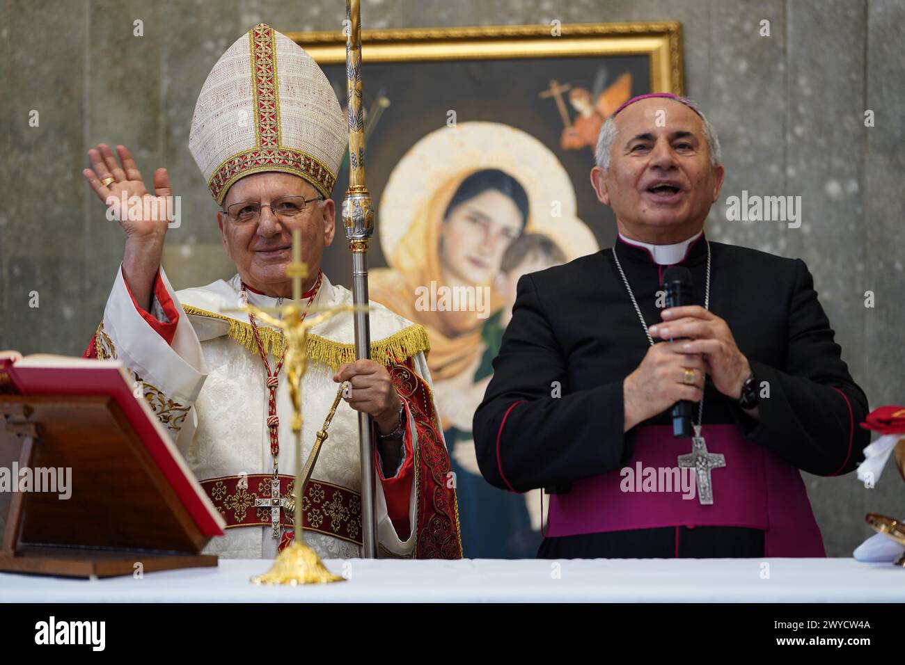 Cardinal louis raphael sako chaldean hi-res stock photography and ...